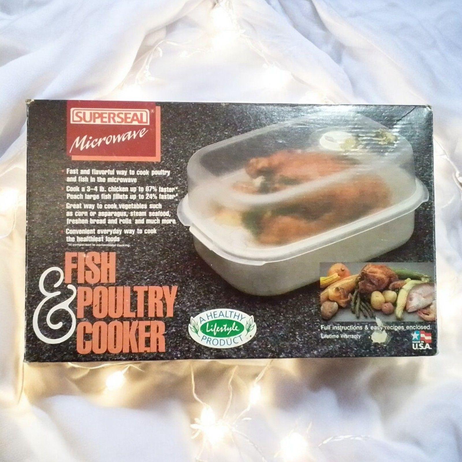 Superseal Microwave Fish and Poultry Cooker NIB