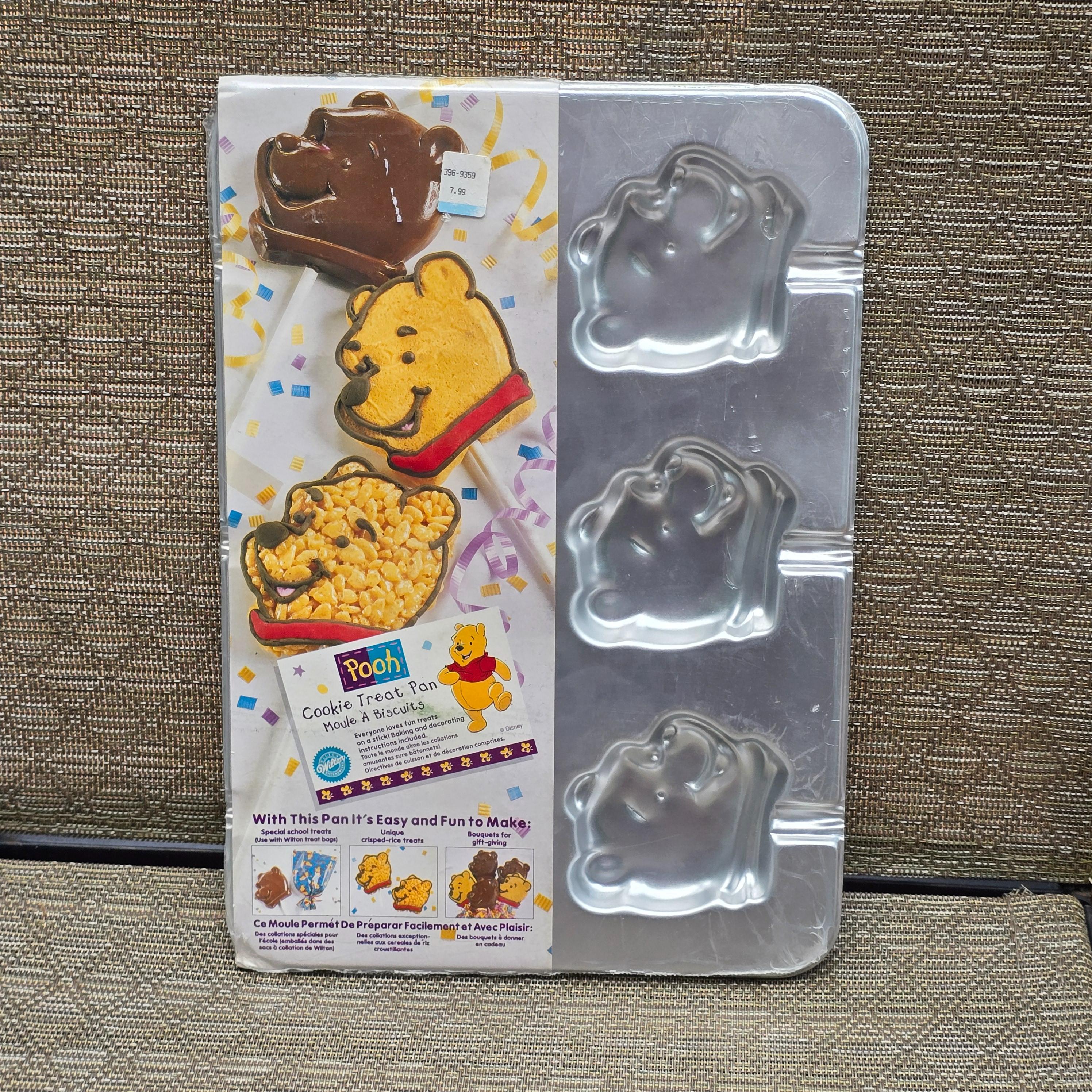 Vtg Wilton Winnie the Pooh Treat Cookie Cake Pop Lollipop Chocolate Pan ...