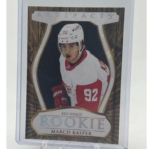 Marco Kasper 2023-2024 Upper Deck Artifacts Rookie Wood Parallel RC ...