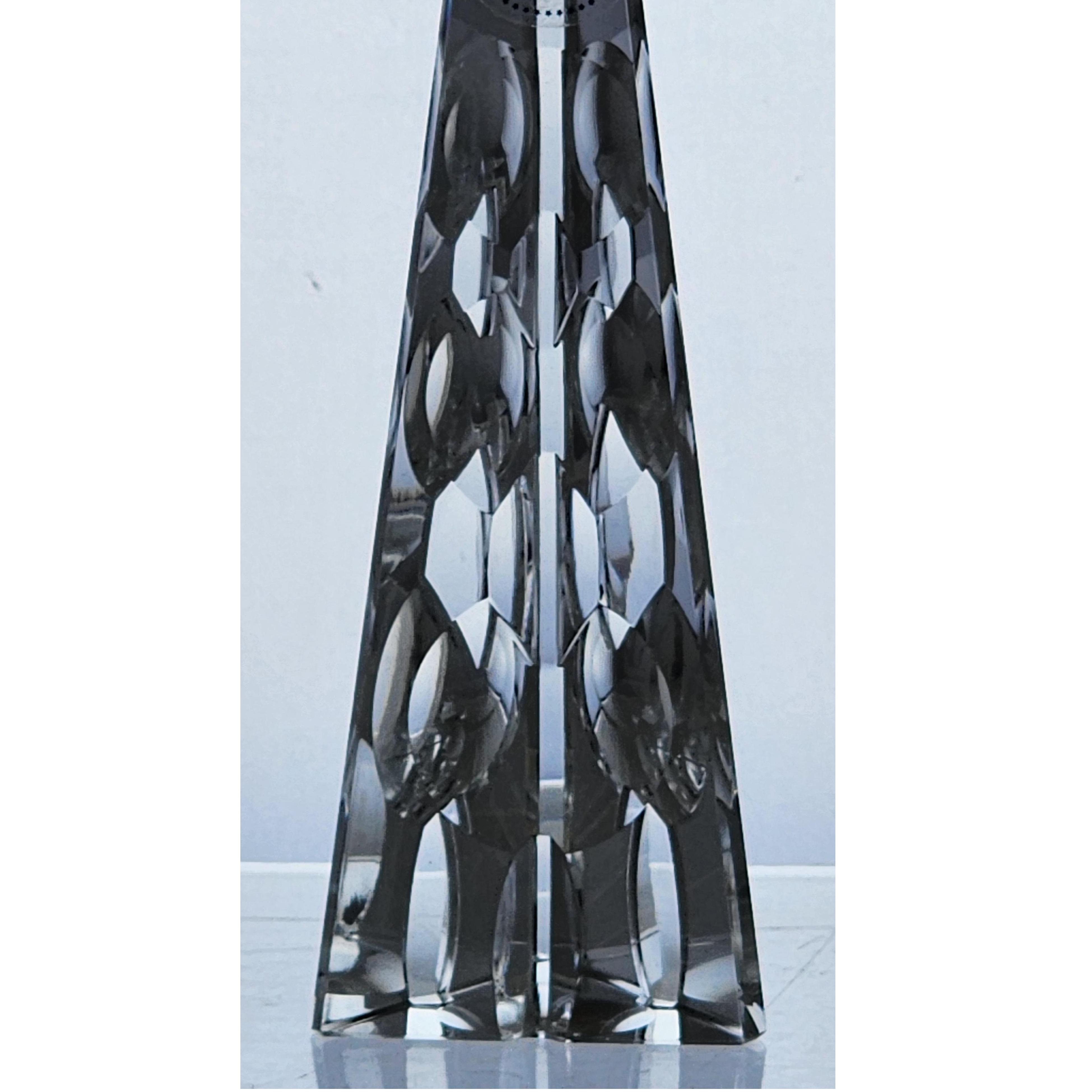 Hand Made Obelisk Glass