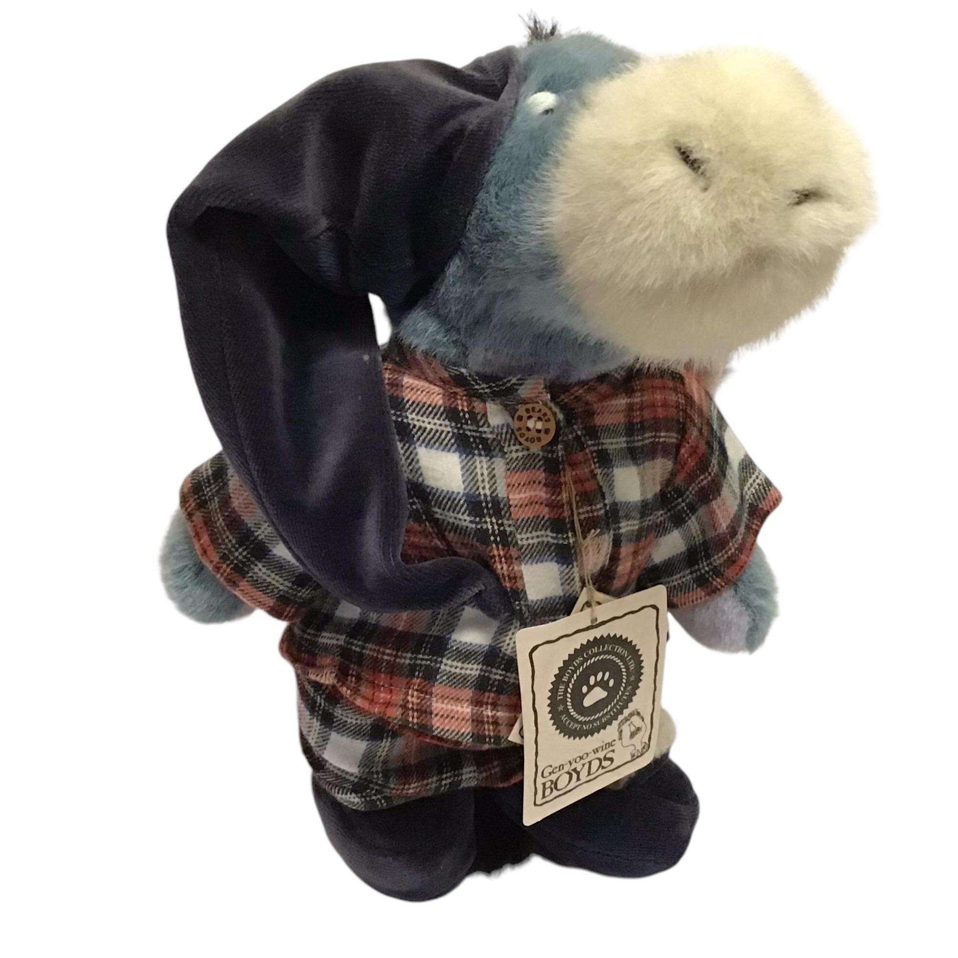 Boyds Bears EEYORE Winnie The Pooh Cozy Holiday PJs Plush w/ Tags Disney Collab