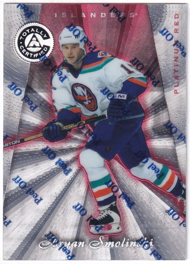 1997-98 Pinnacle Totally Certified Platinum Red #108 Bryan Smolinski ...