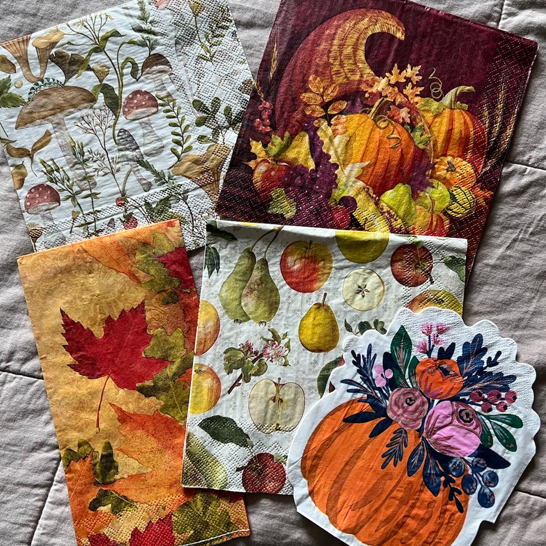 5 Piece Fall Napkin Packet