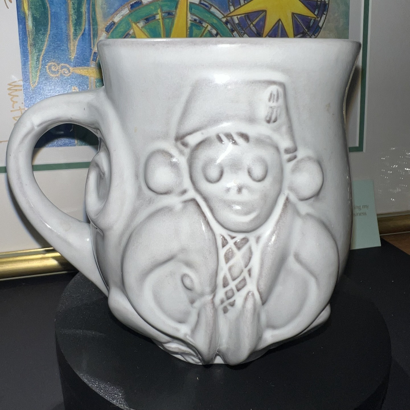 Jonathan Adler Monkey Seal Gray Mug