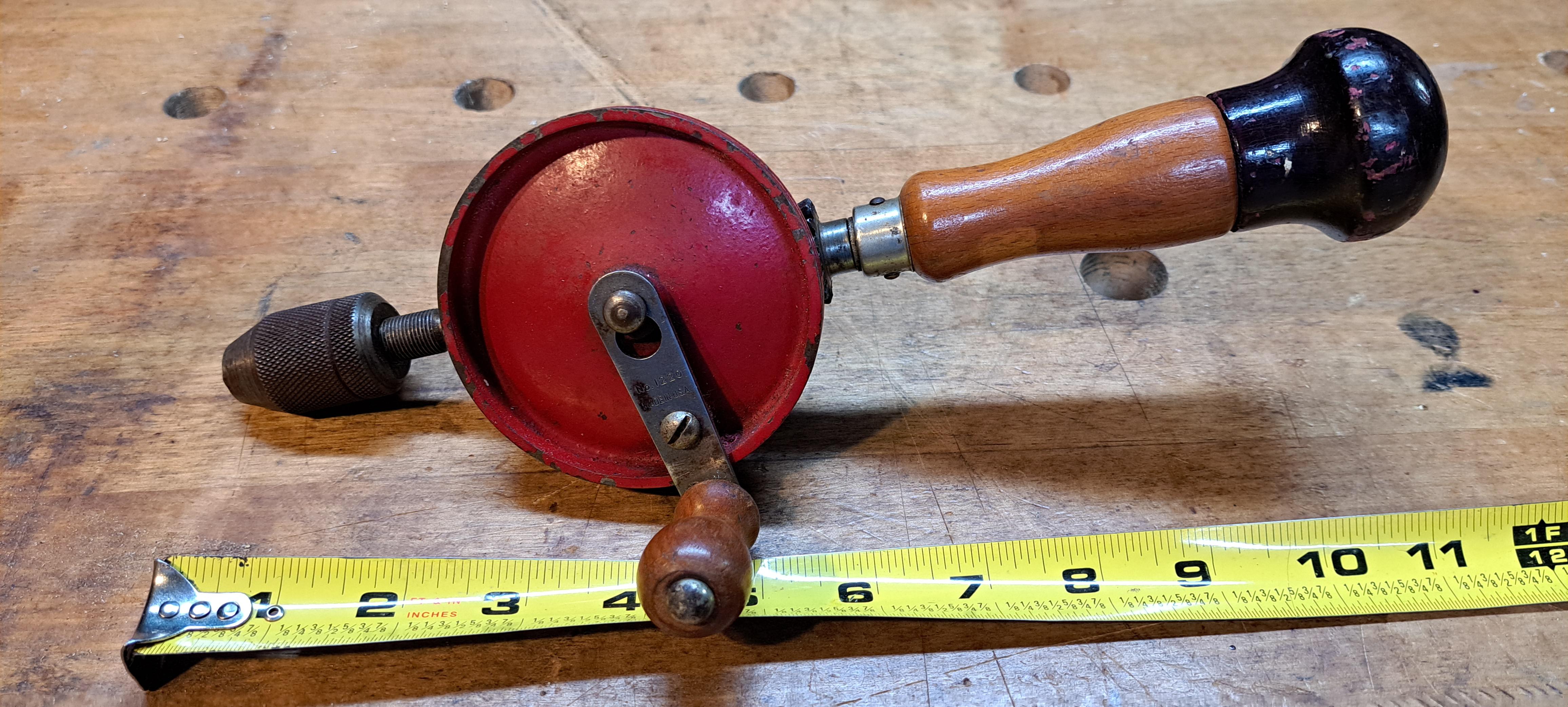 Stanley Handyman or Defiance Hand Drill W/ BITS to Beat Eggs!