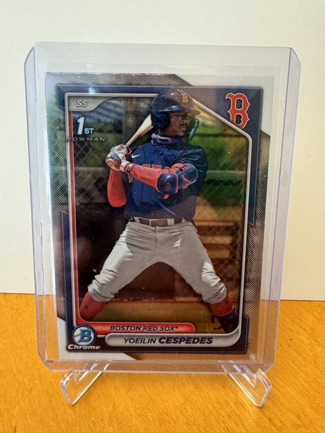 Yoelin Cespedes 2024 Bowman Chrome Prospect 1st Bowman - Boston Red Sox