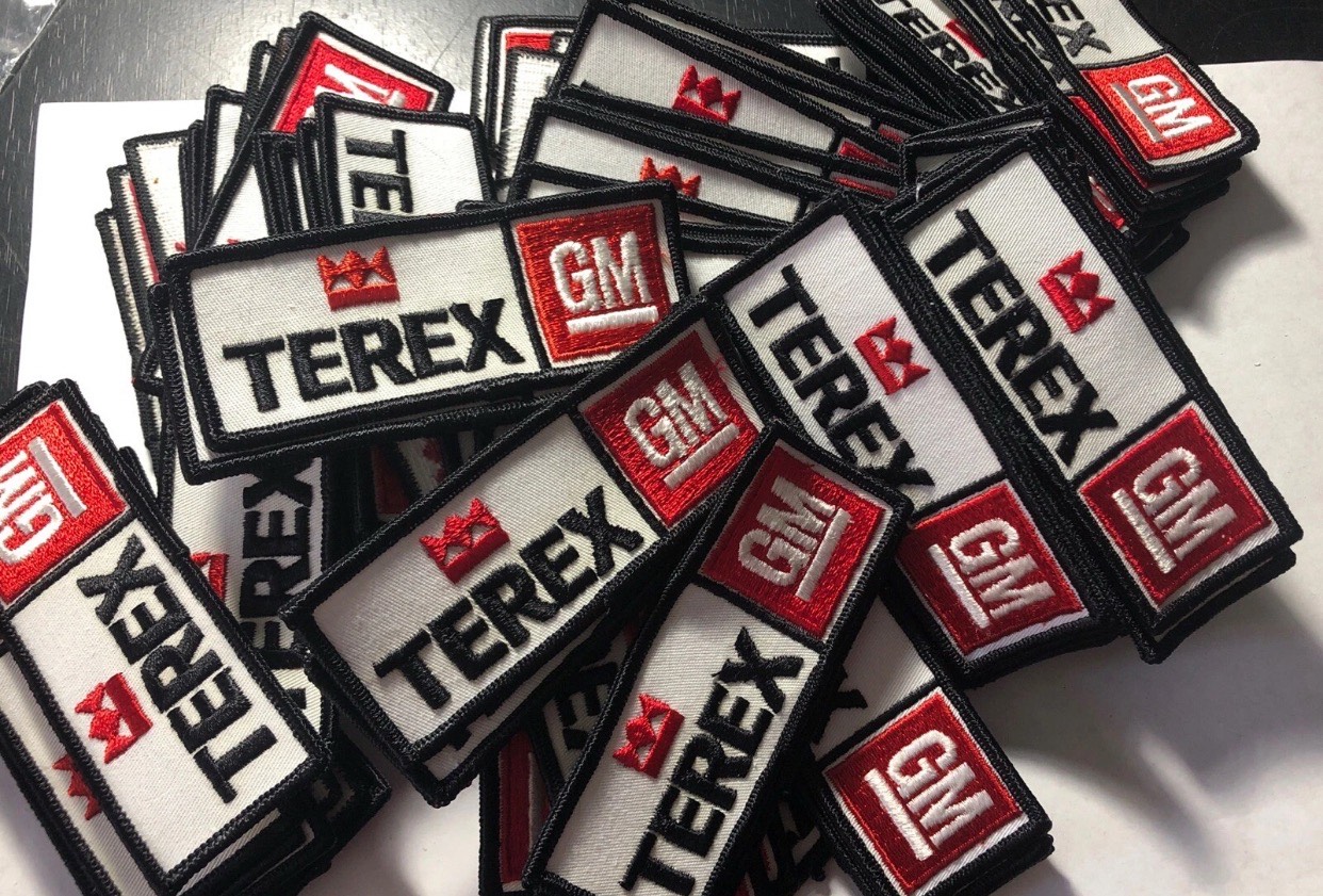 Vintage Lot Of 100 Terex GM Logo Patch General Motors, New