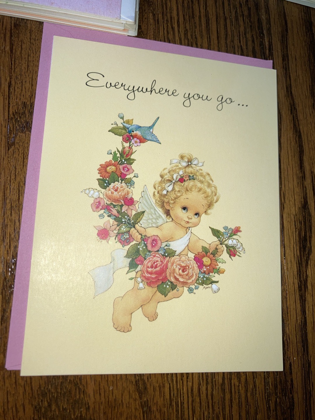 Adorable Graphics Card With Envelope! 5 1/4” x 4”!