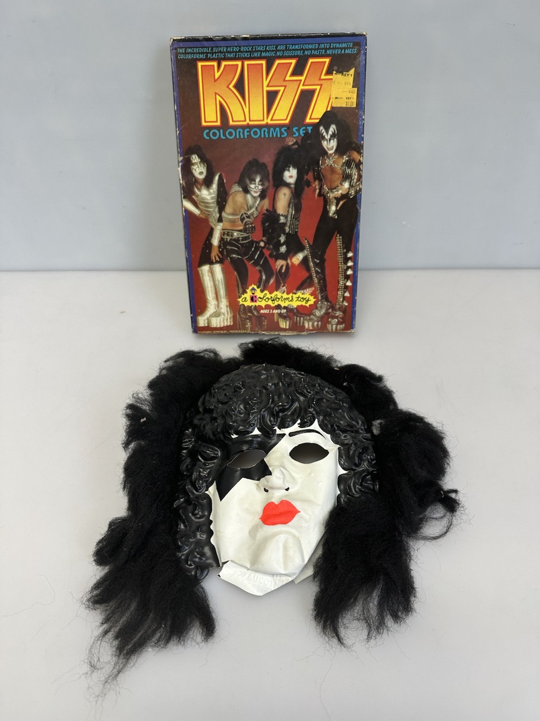 Vintage KISS Colorforms Complete Set Complete 1979 + Halloween Mask