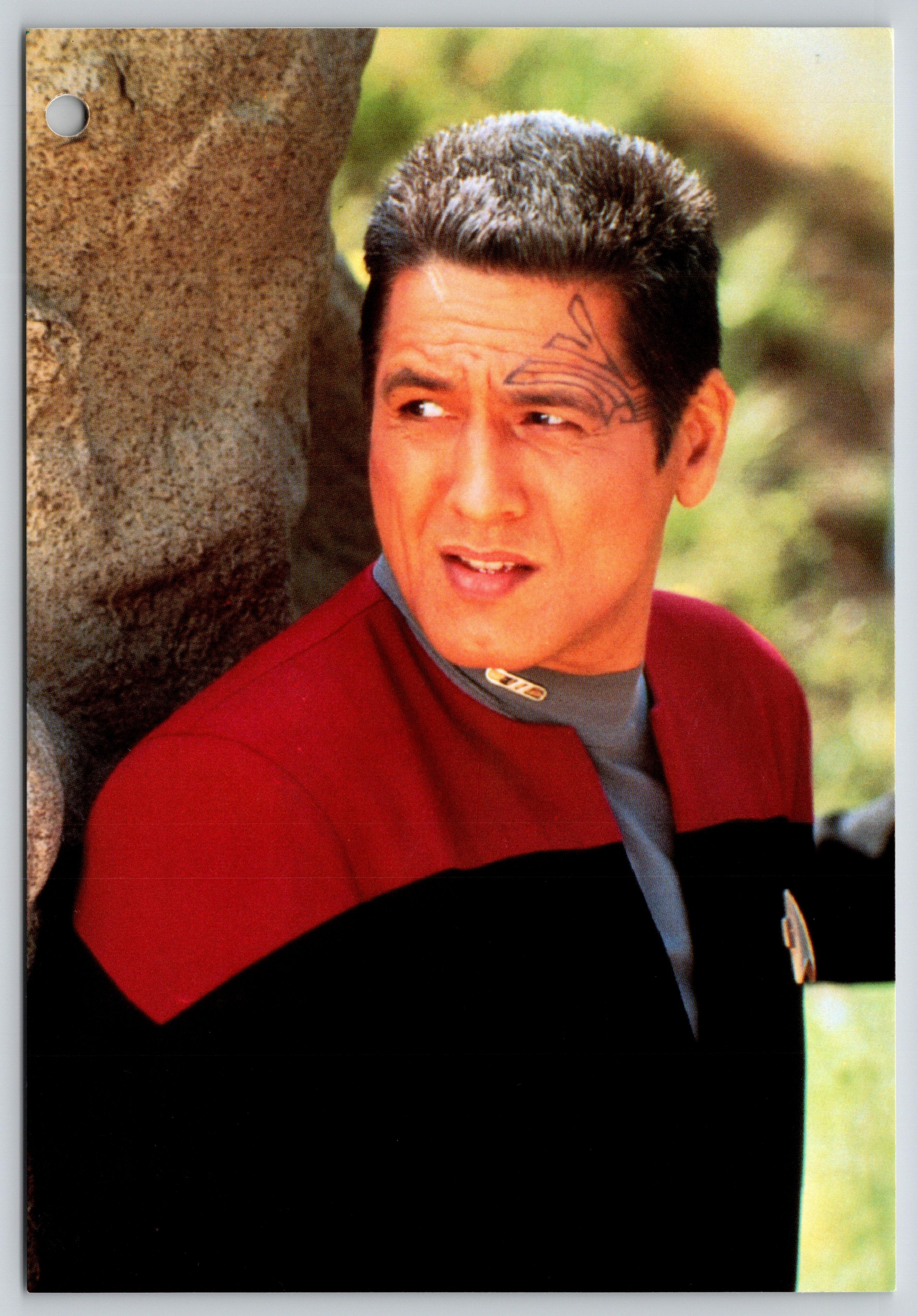Postcard Chakotay Star Trek Voyager 1995 Robert Beltran Science Fiction ...