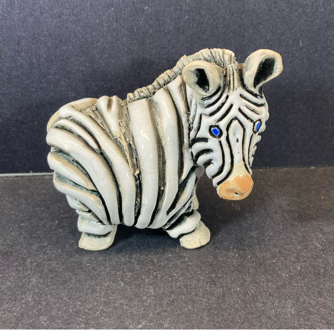 Artesania Rinconada Uraguay Zebra Figurine