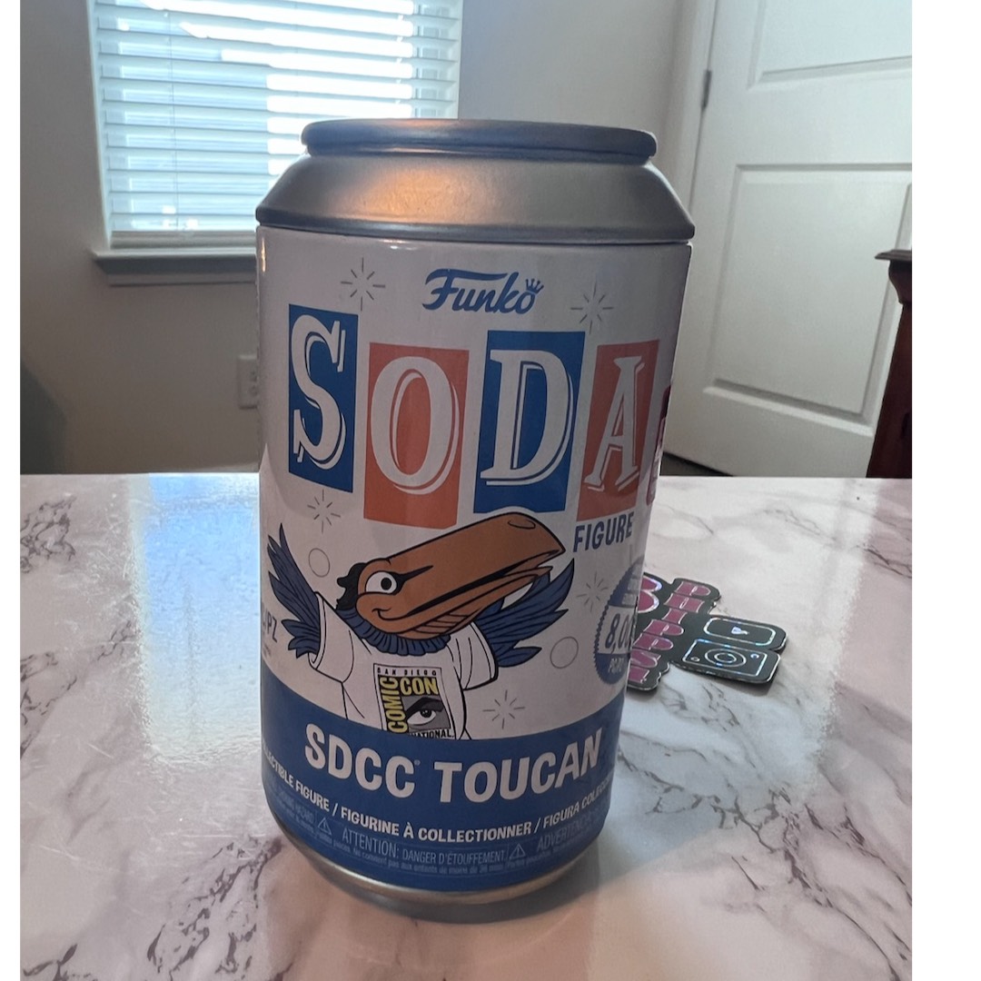 Funko Soda Common Opened SDCC TOUCAN Fall Convention 2021