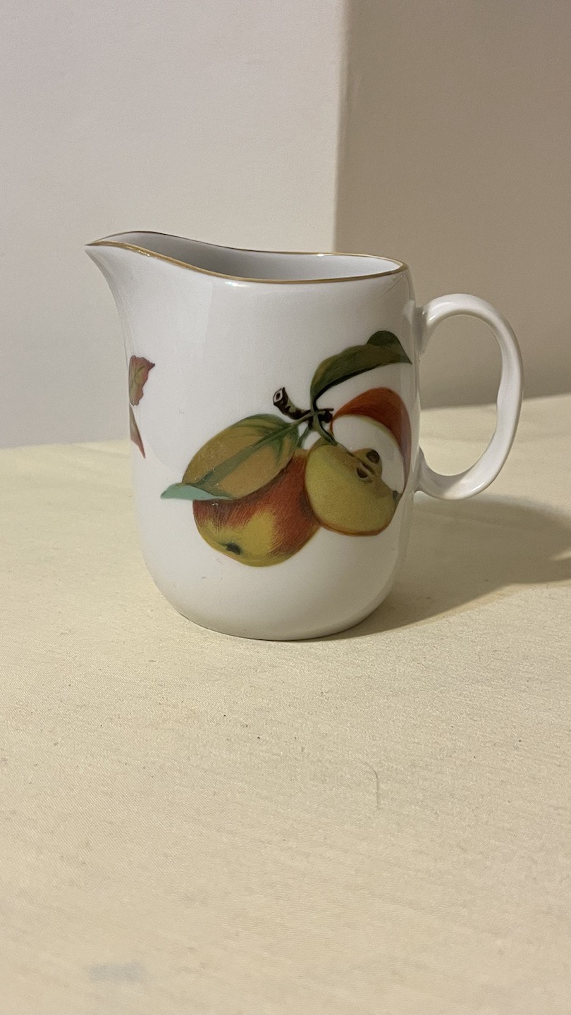 Royal Worcester Evesham Pattern Creamer