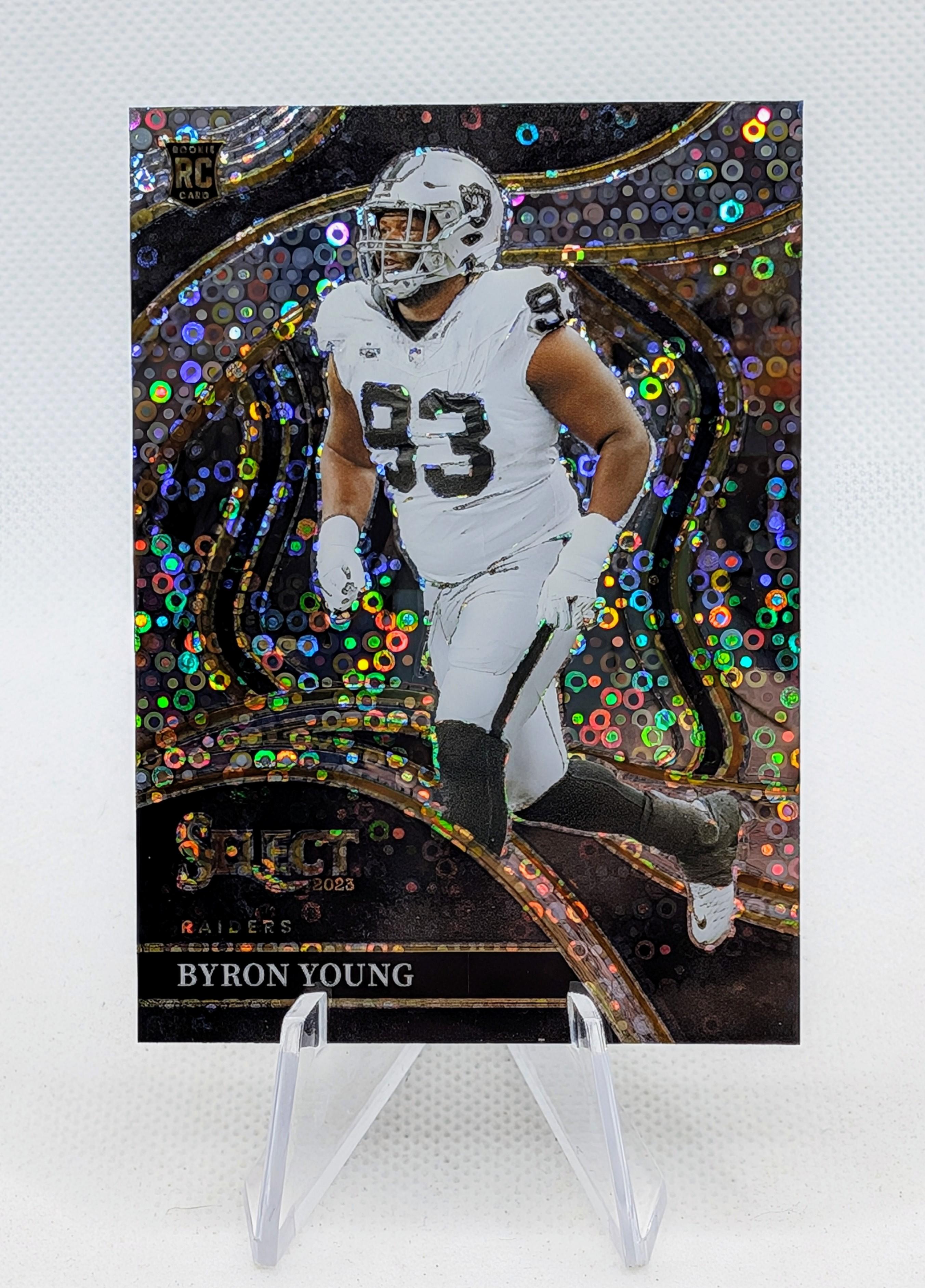 Byron Young 2023 Select Club Level Silver Disco Prizm Rookie Card #290 ...