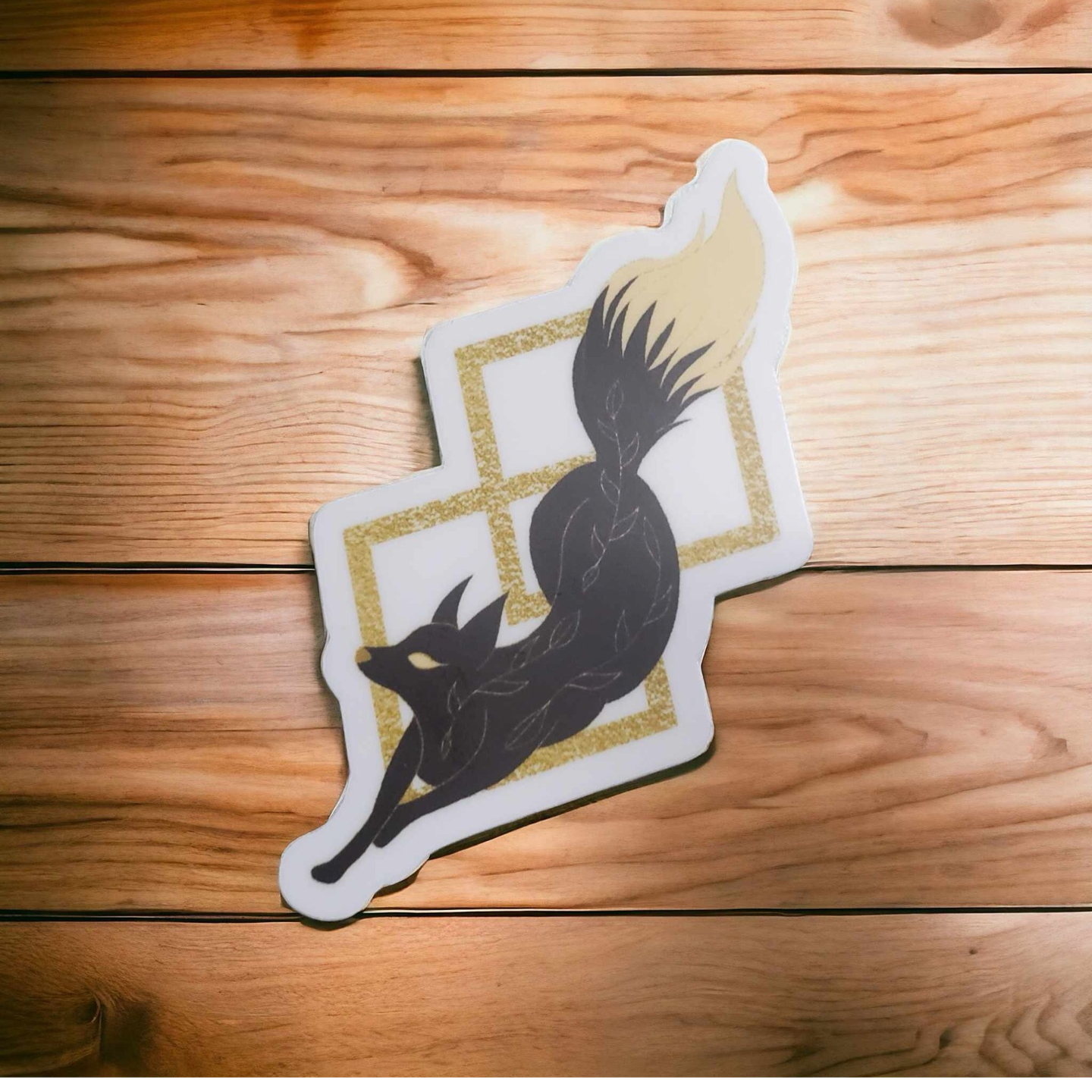 Obsidian Fox Sticker