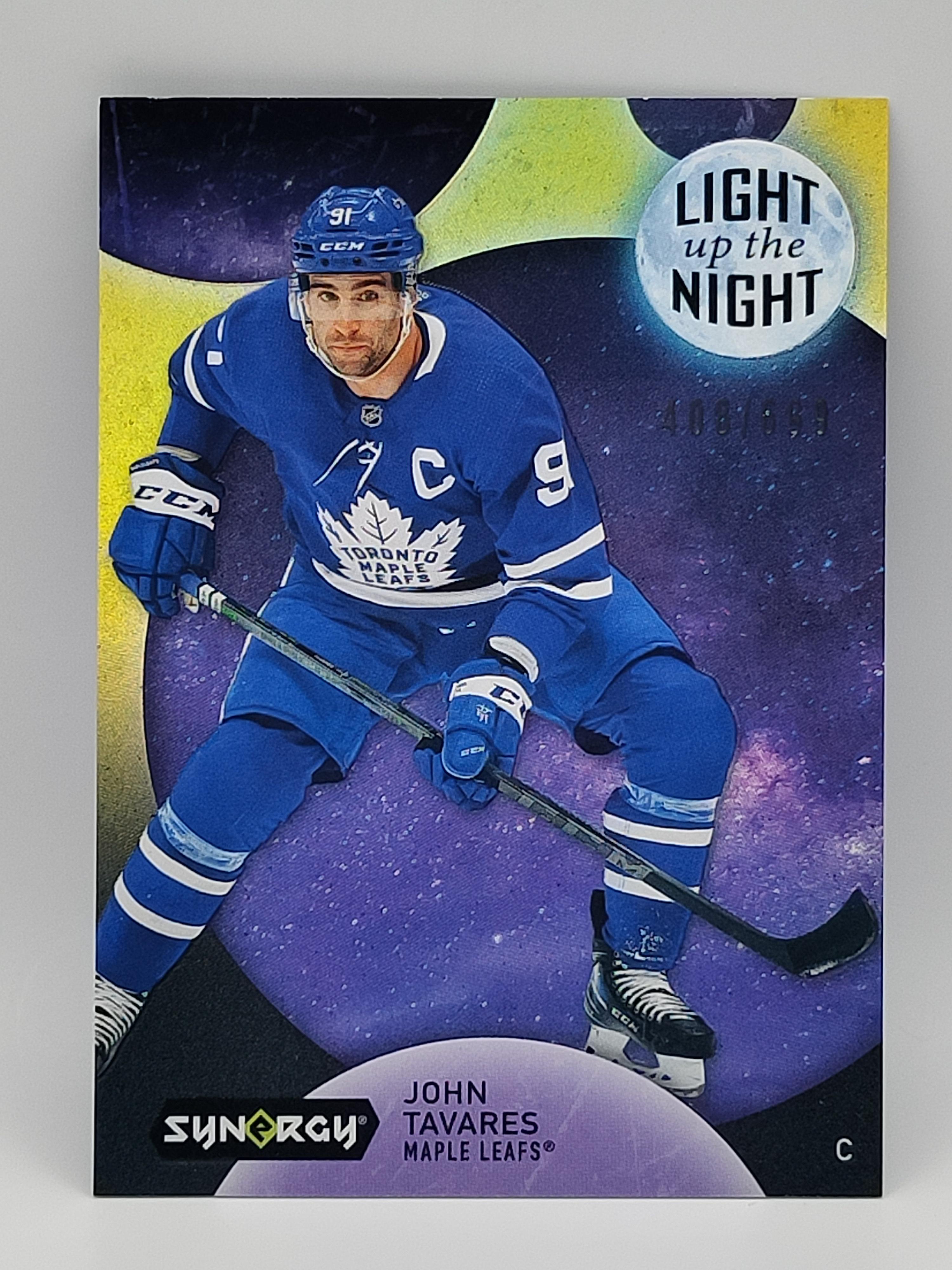 22-23 Synergy Light Up the Night Neon Yellow #LN-JT John Tavares /699