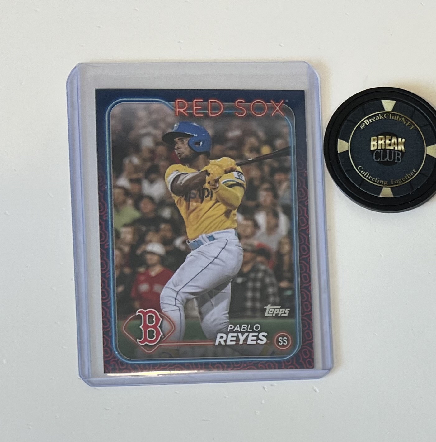 Pablo Reyes Team Border Match Boston Red Sox