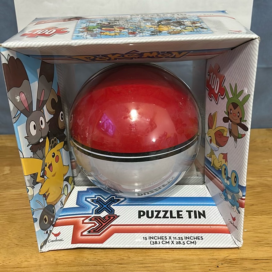 Pokémon XY Pokeball 100 Piece Puzzle Tin (2016) - Sealed