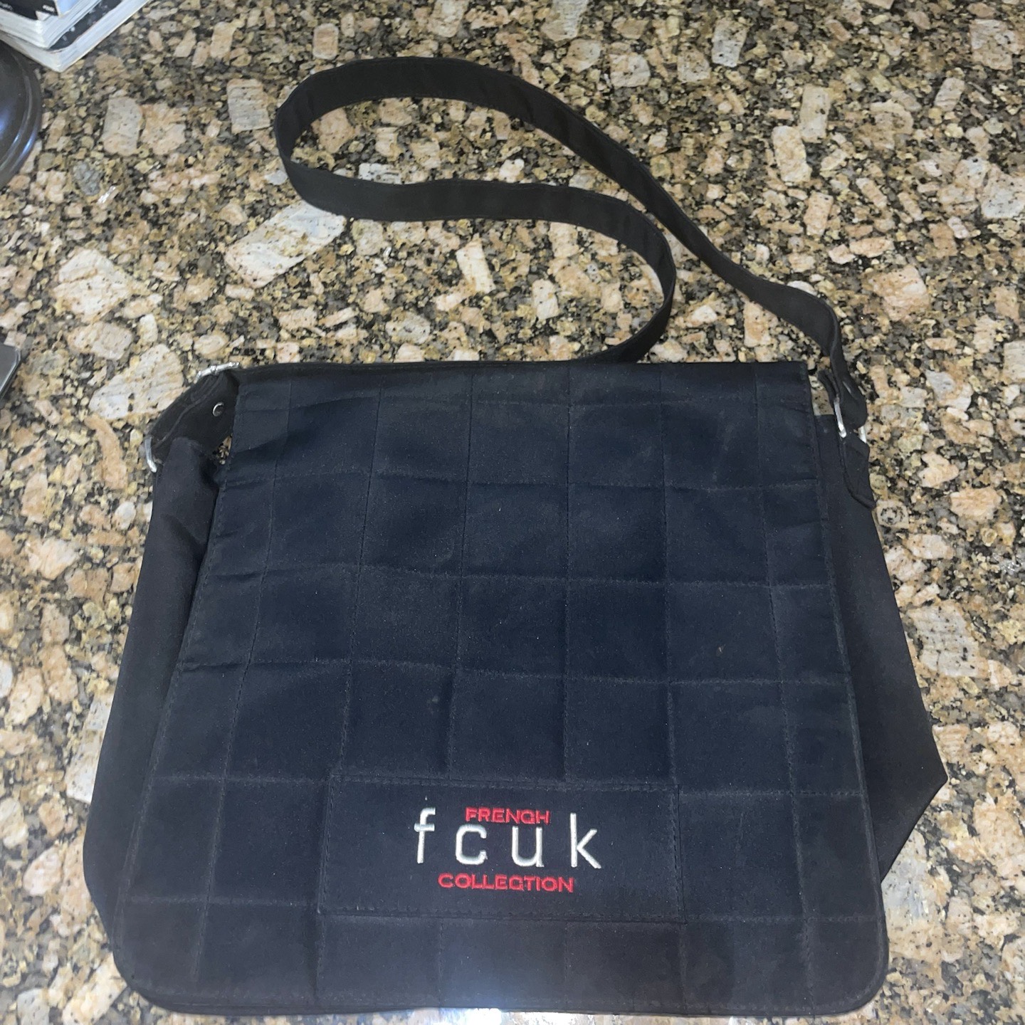 #29 FCUK French Connection United Kingdom Messenger Bag