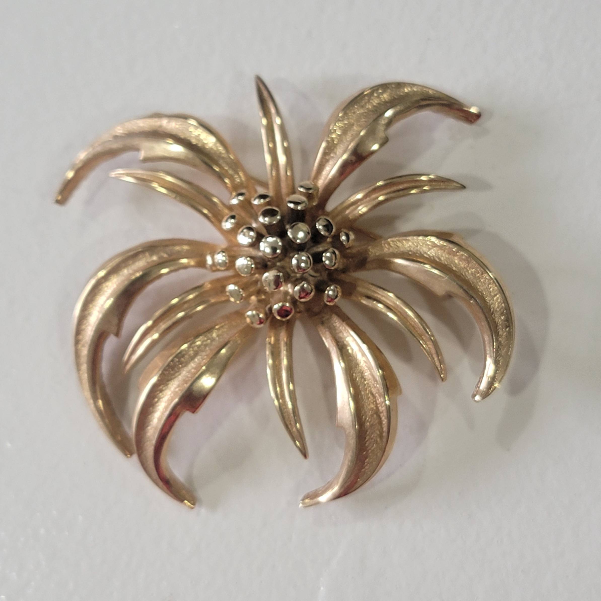 Vintage Marcel Boucher Flower Brooch