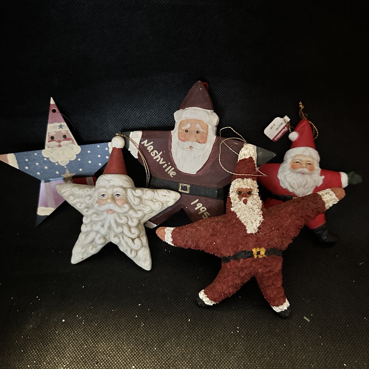 Bag17 Starfish Santa, Ceramic Star Santa, Metal Star Santa, Wooden ...