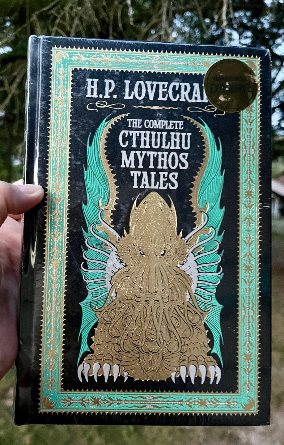 H.P. Lovecraft: THE COMPLETE CTHULHU MYTHOS TALES - Bonded Leather Hardcover NEW