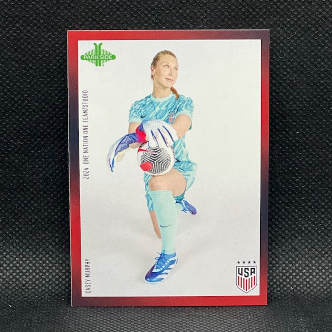 Casey Murphy 2024 Parkside One Nation On Team Studio /25 USWNT Soccer Card