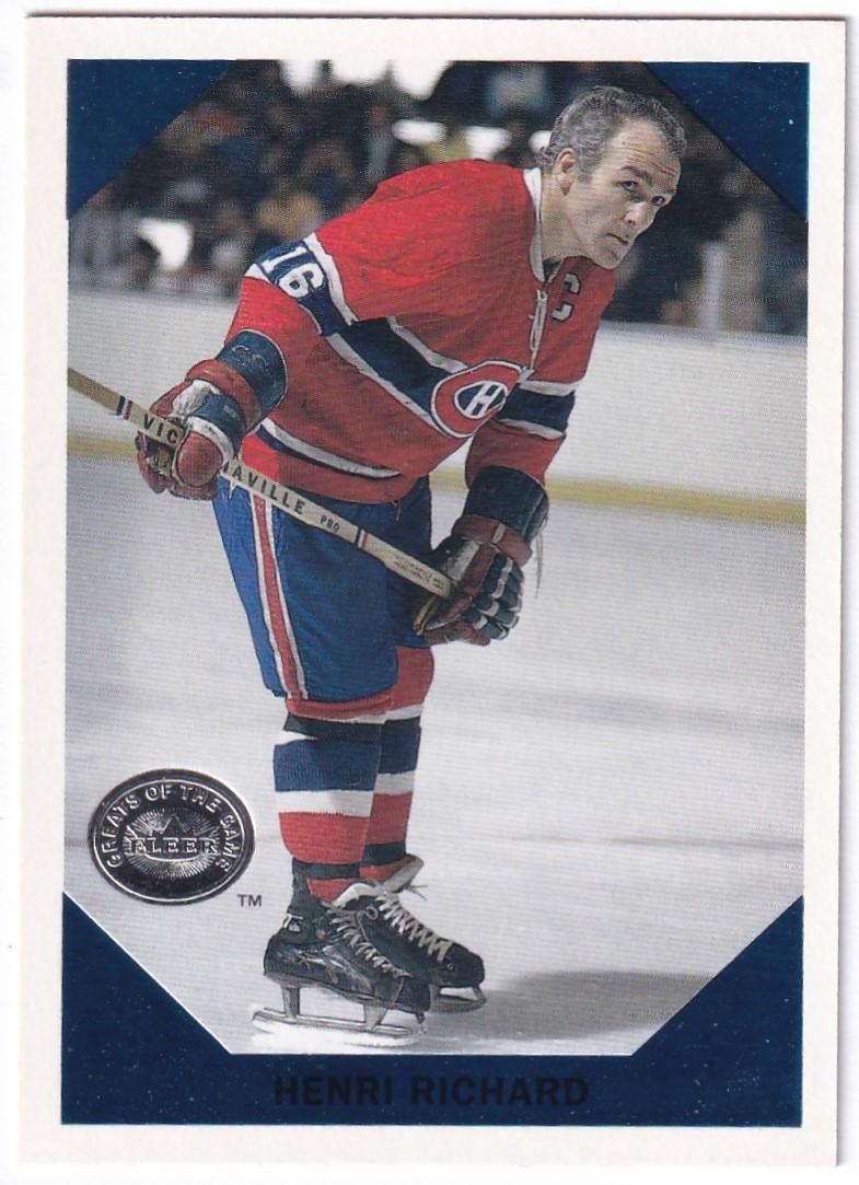 2001-02 Greats of the Game Retro Collection #7 Henri Richard Montreal ...