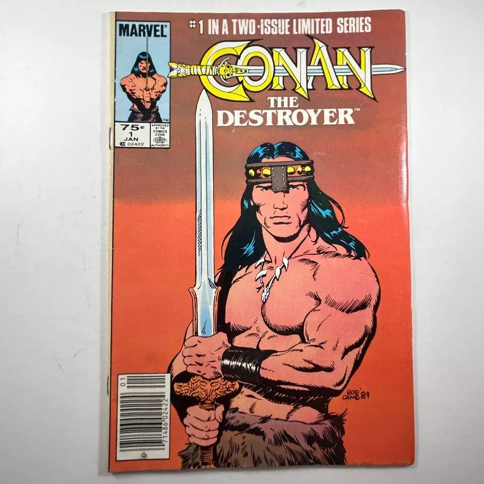 Conan The Destroyer #1 Marvel Comic Book January 1985 Movie Cover - C35