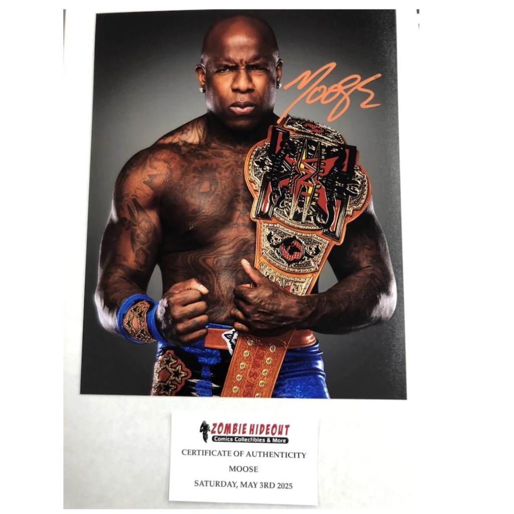 Moose TNA X- Division Champion Autograph