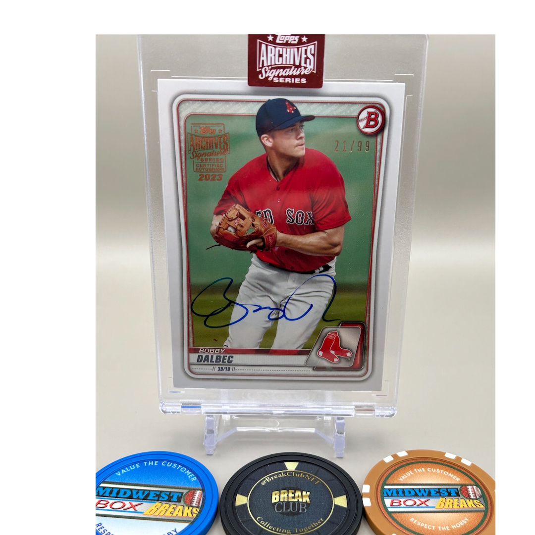 Bobby Dalbec 2023 Topps Archives Signature 21/99