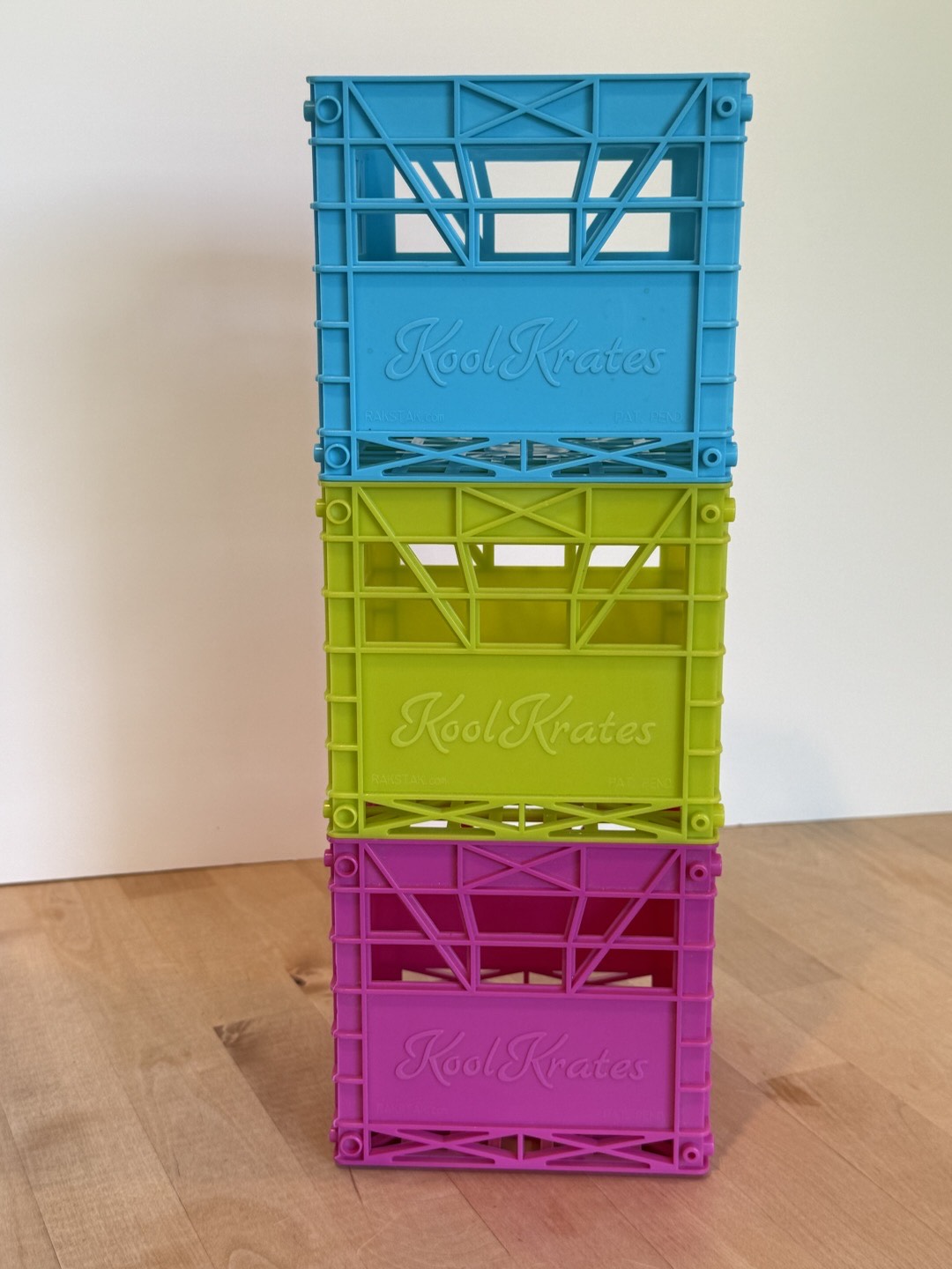 Kool Krates Stackable CD Storage Lot Mini Milk Crate By Rakstak Made In ...