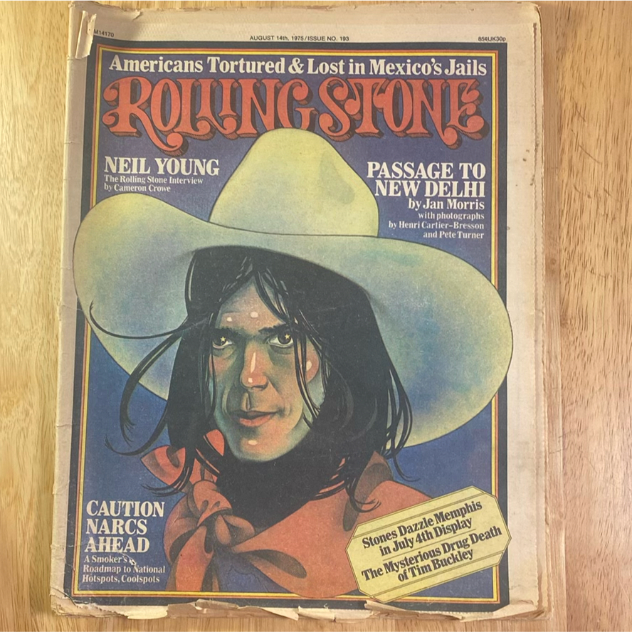 Vintage Rolling Stone Magazine August 14th, 1975