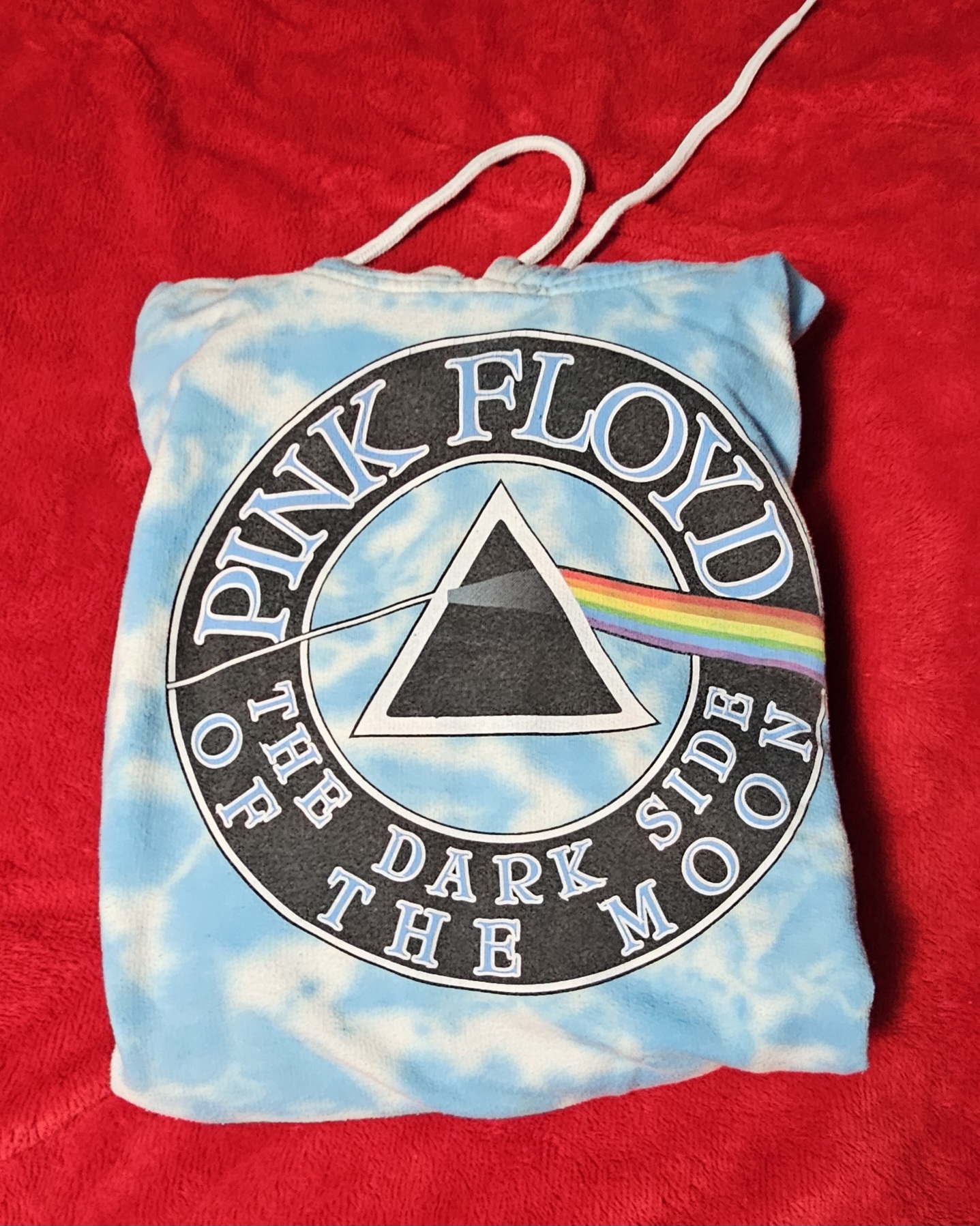 Pink Floyd "The Dark Side of the Moon" Graphic Hooded Fleece Size Medium