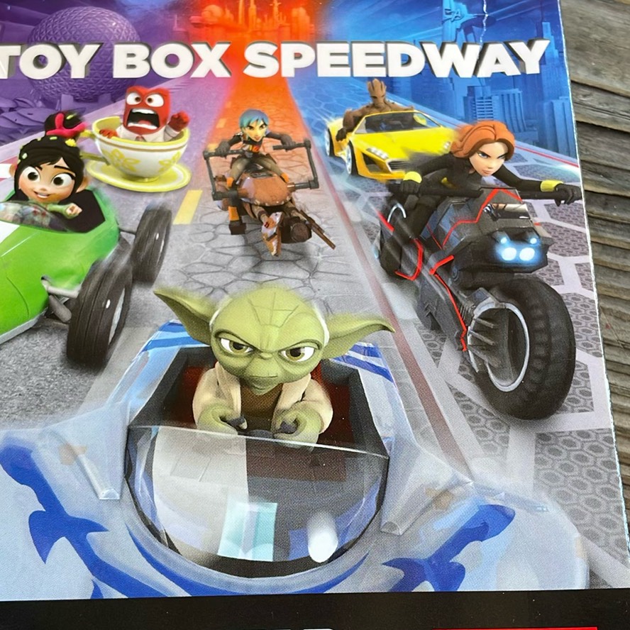 Toy box, Speedway, Disney, Star Wars, Marvel toy box expansion pack 3.0
