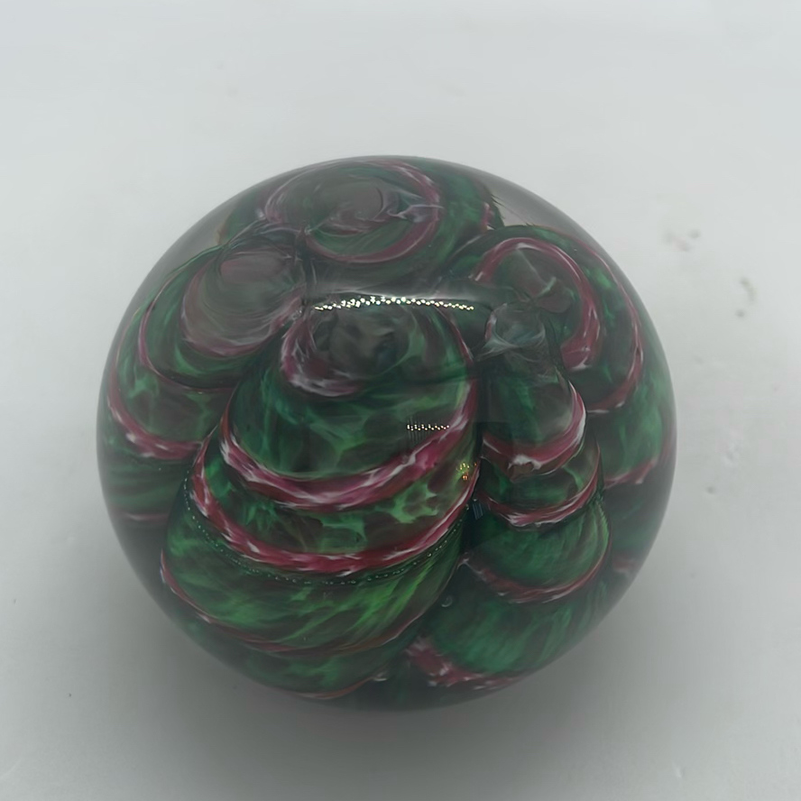 Artist Signed Art Glass Paperweight 1999