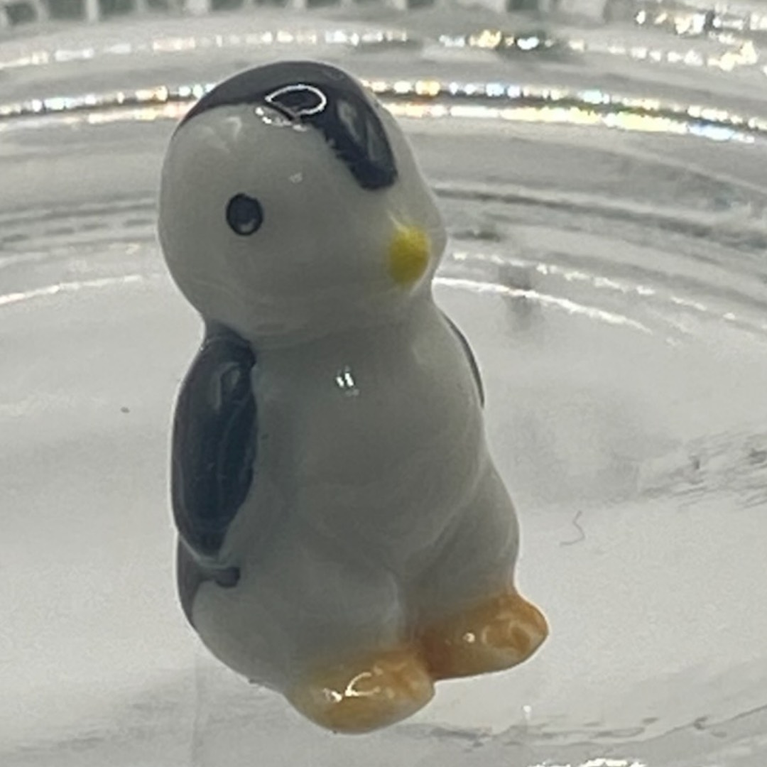 Miniature Penguin Figurine,