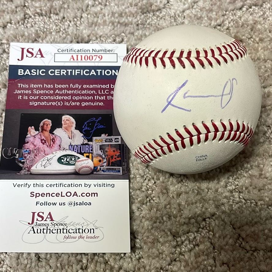 Robert Hassell Minor-League Baseball Autograph, Sweet Spot, Jsa