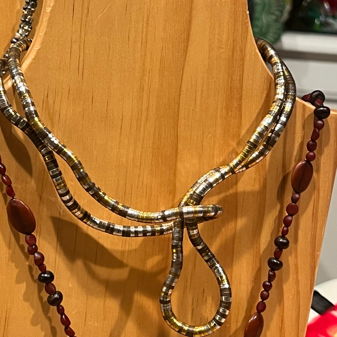 55- Bendable Vintage Necklace / Bracelet. Wear Many Ways.