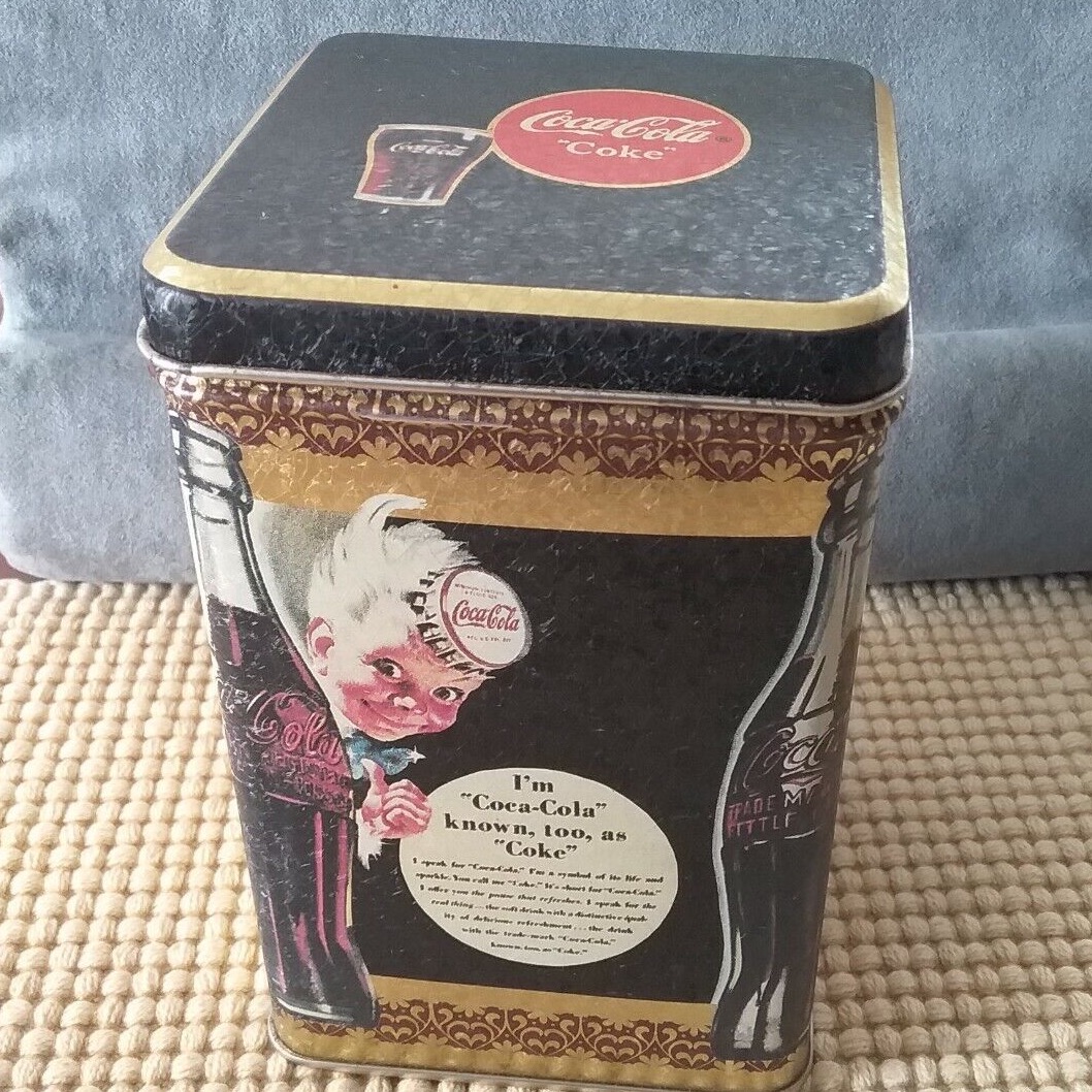 3 Vintage Coca Cola tins