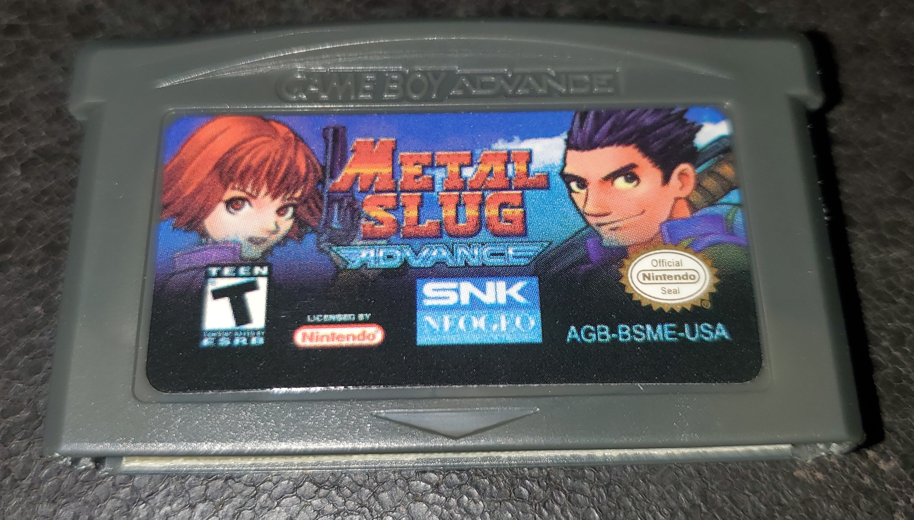 Metal Slug Advance GBA Video Game Nintendo Game Boy Advance