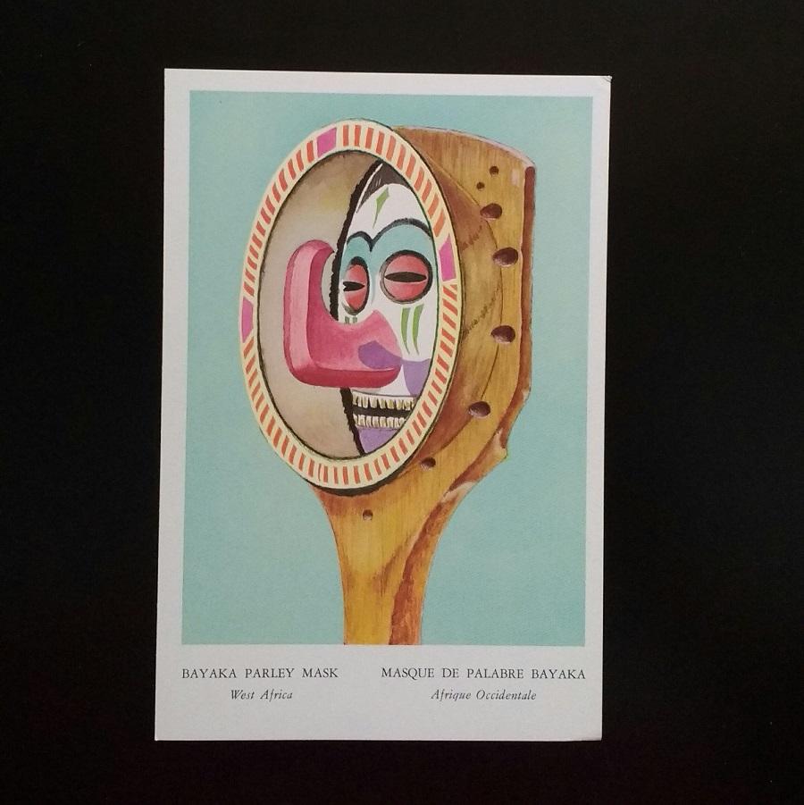 VINTAGE NABISCO 1966 BAYAKA PARLEY MASK CARD