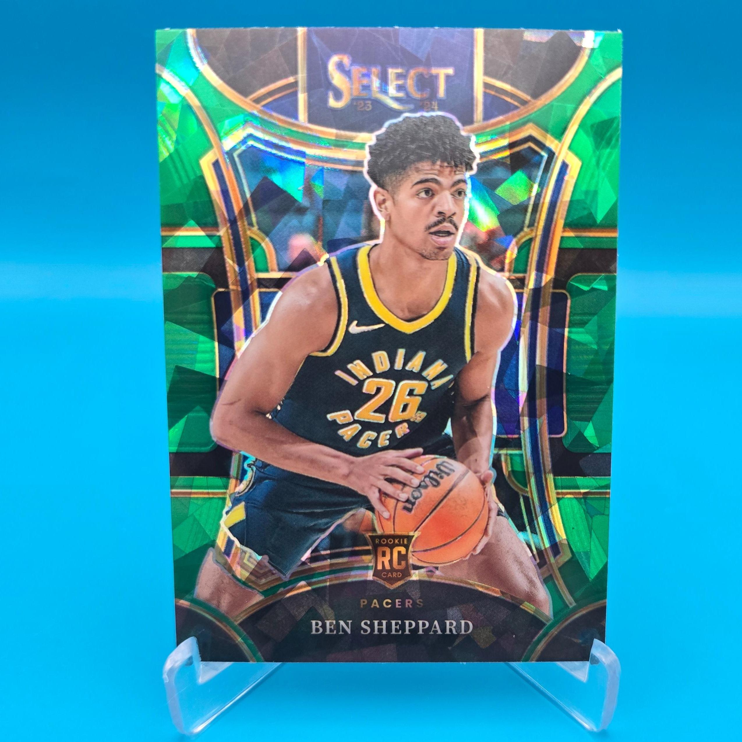 Ben Sheppard 2023-2024 Panini Select Mezzanine Green Ice Prizm RC ...