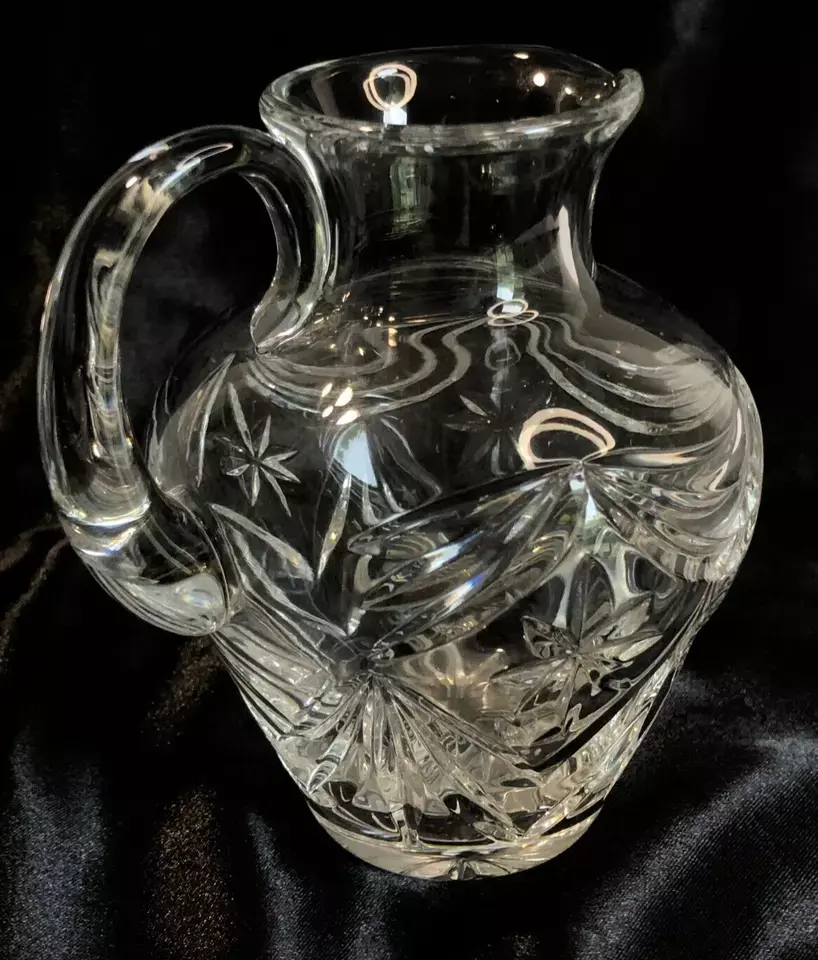 Royal Doulton Broadway 4.5" Crystal Creamer Cut Star Swag Design ...