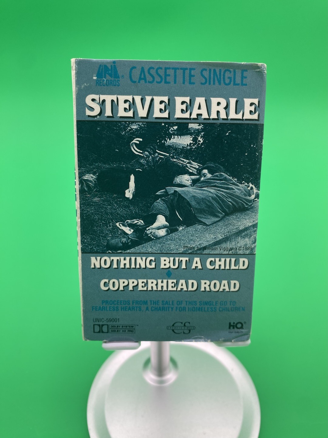 UNISteve Earle Nothing But a Child & Copperhead Road Cassette Single - 1989 UNI