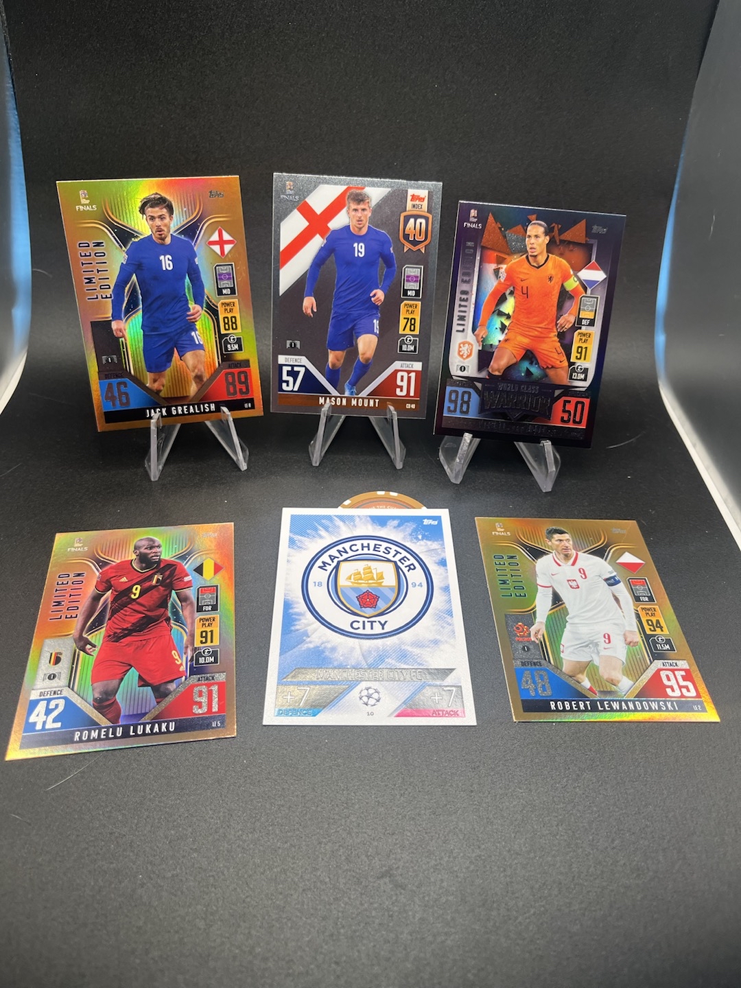 15-card Soccer Parallel Lot Topps Match Attax