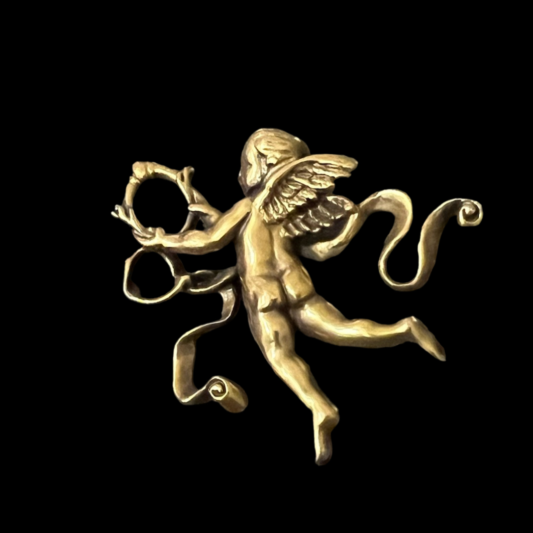 Vintage MMA Metropolitan Museum of Art Angel Cherub CUPID Brooch PIN ...