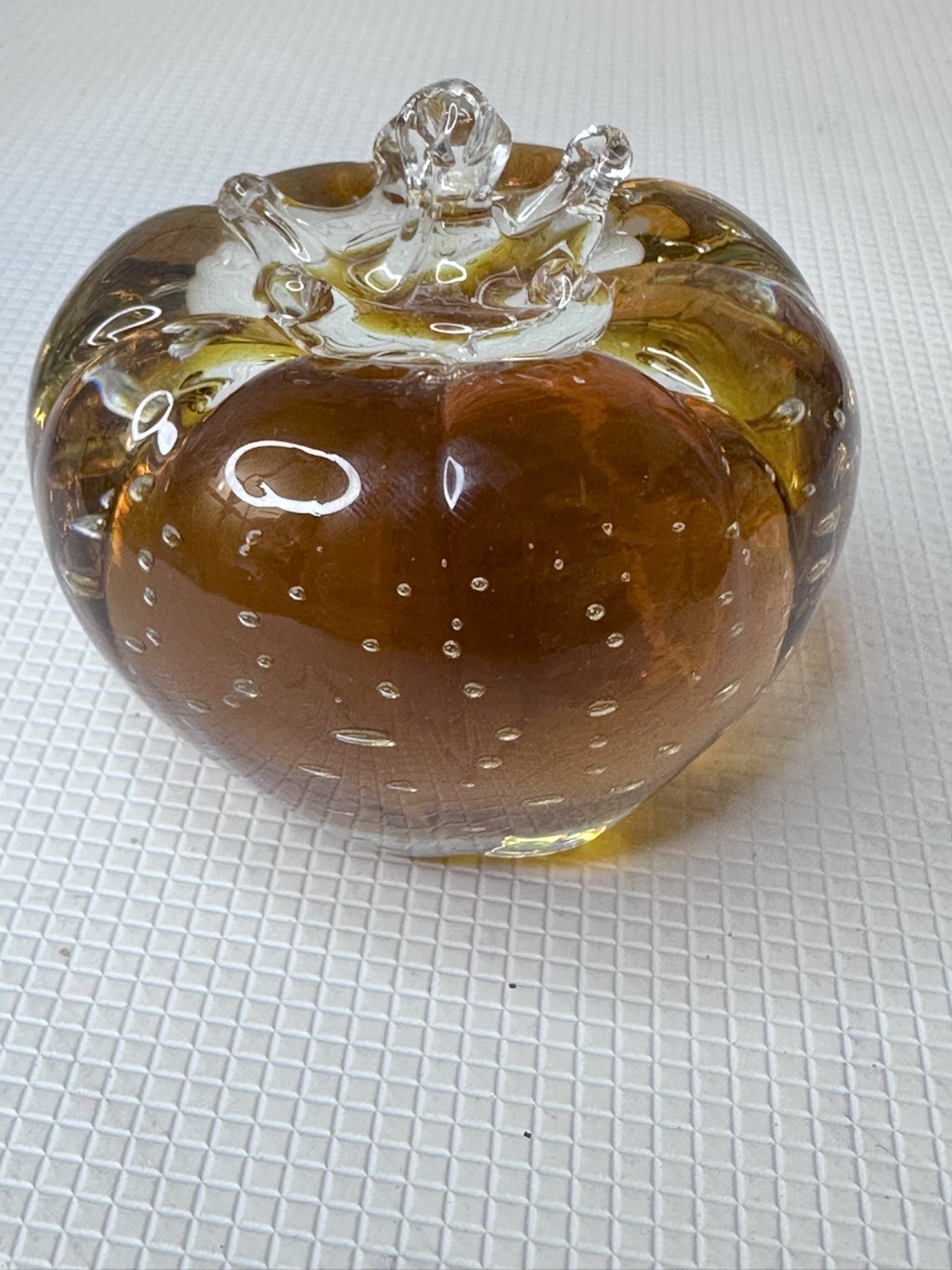 2.5” Colored Of Amber Paperweight