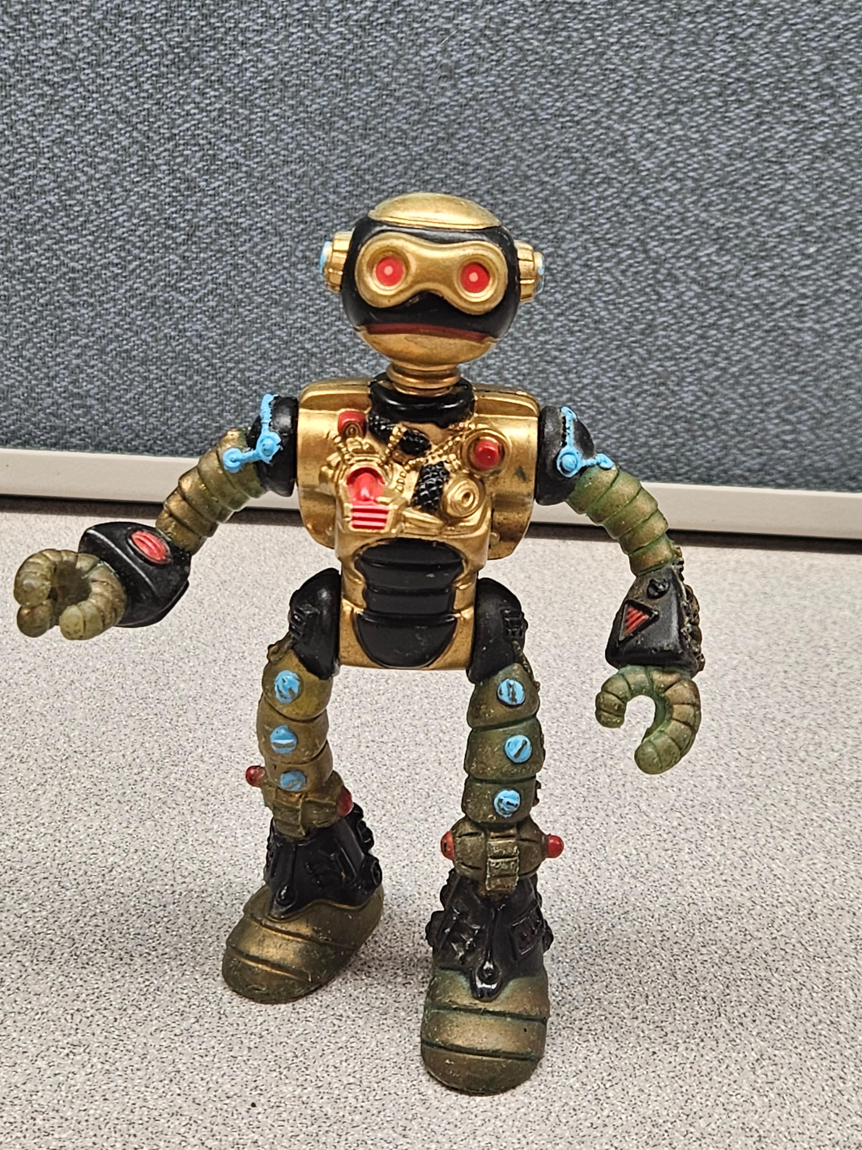 Vintage 90's TMNT Robot Figure