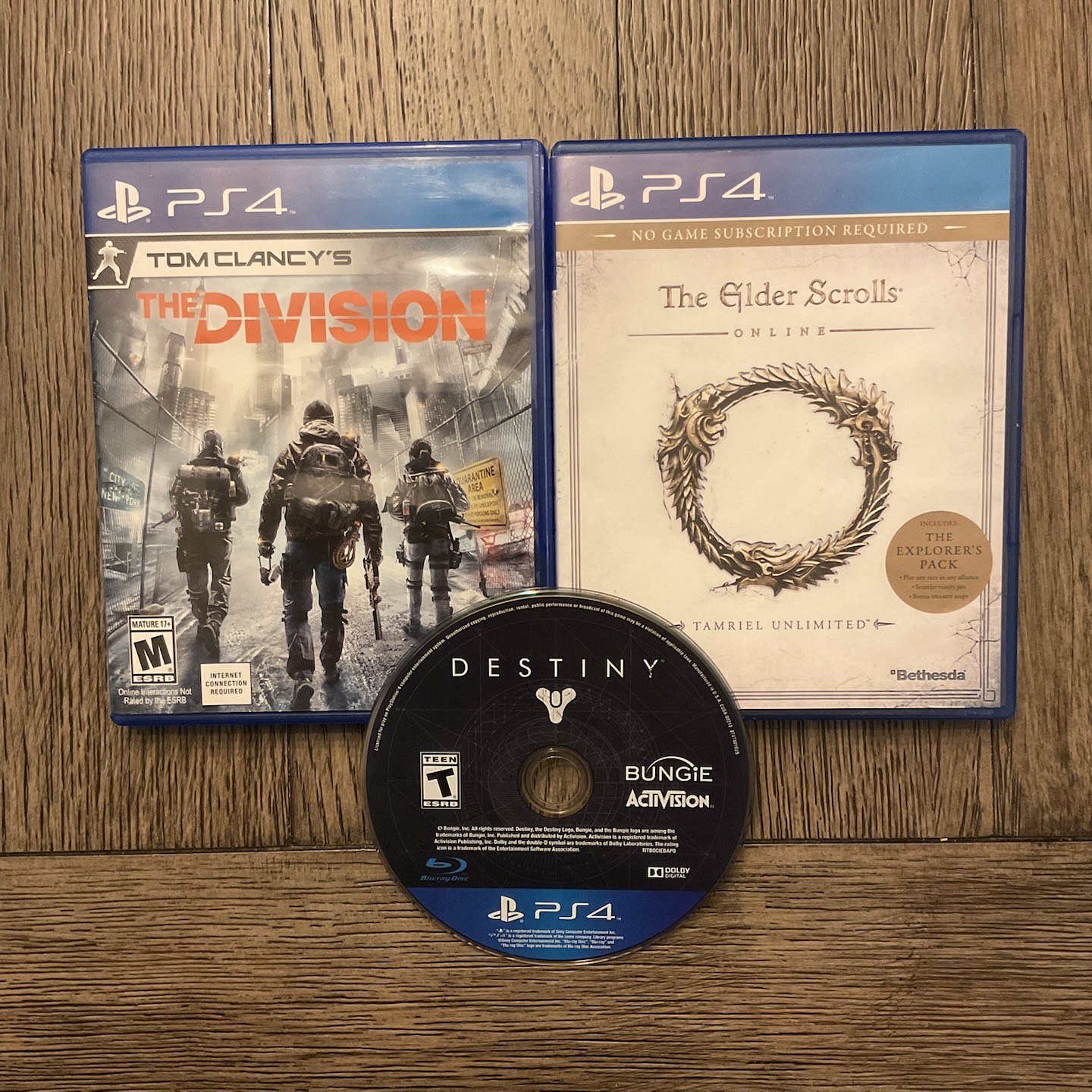 #25 Sm - PS4 The Division, Elder Scrolls & Destiny